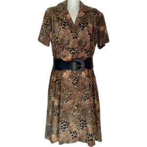 Dresses | Vintage Inspired Leopard Animal Print Retro Pinup Dress ...
